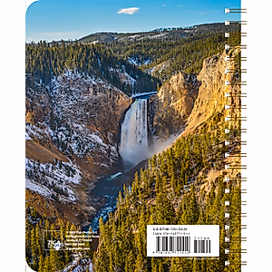 America's National Parks Weekly Engagement Calendar 2024, Planner 6.5" x 8.5" Spiral Bound