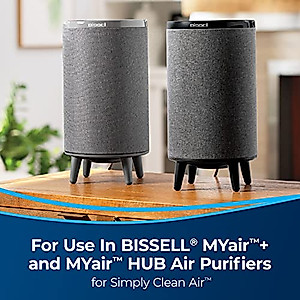 air180 and air180 max Replacement filter & ® MYair™+ and MYair™ HUB HEPA and Carbon Filter, 3389