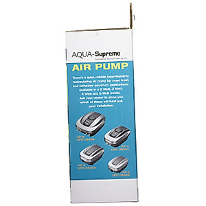 Danner Manufacturing, Inc. Supreme Oxy-Flow Low Volume Aquarium Air Pumps, AP-4 Aquarium Air Pump, 3.5-watt, No.06404,1 Count (Pack of 1),6404