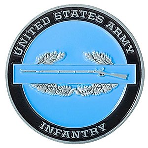 United States Army Combat Infantryman Challenge Coin