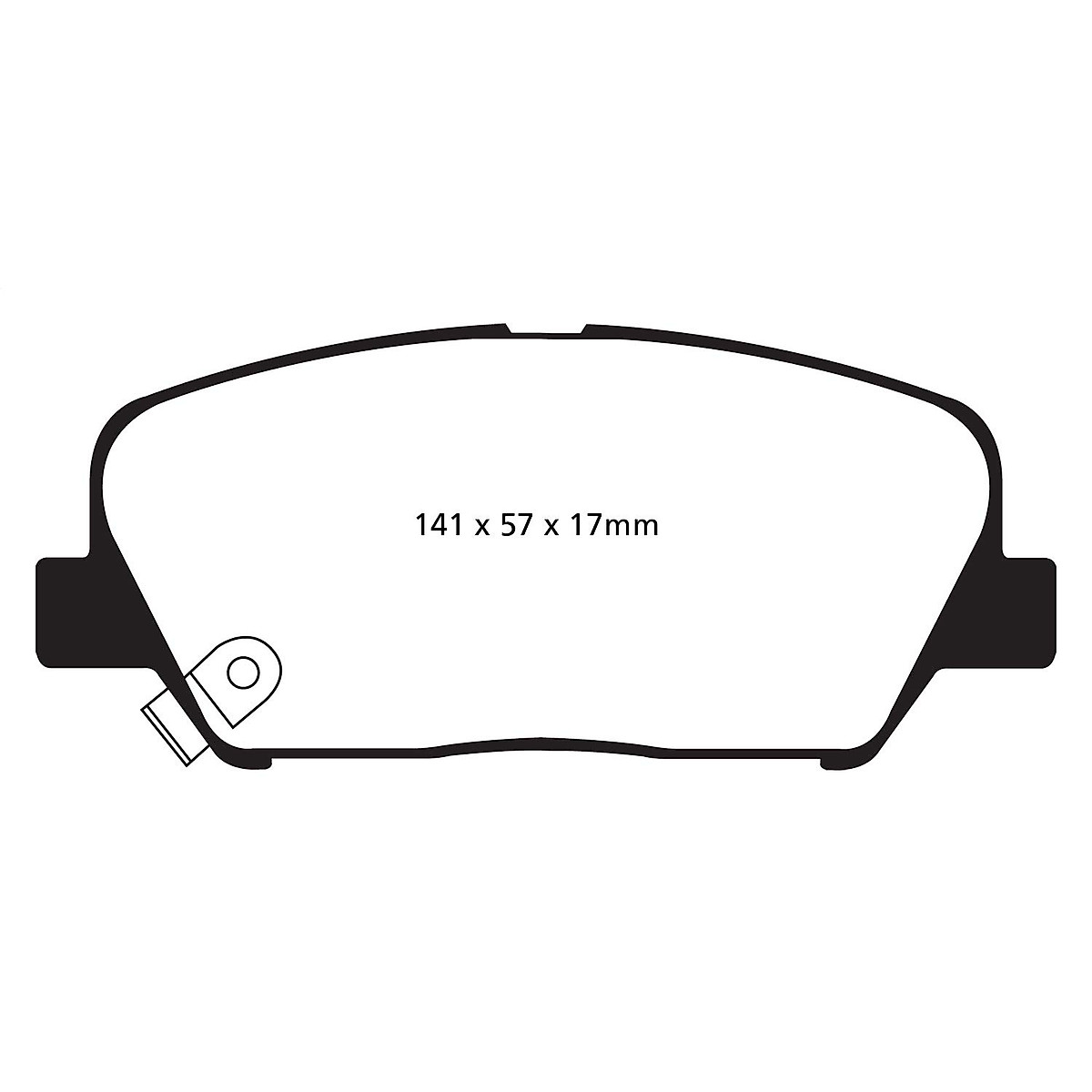 EBC Brakes DP41856R Yellowstuff Street and Track Brake Pad