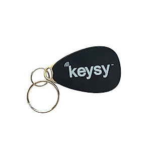 Keysy Rewritable RFID Key Fobs (5-Pack, Black)