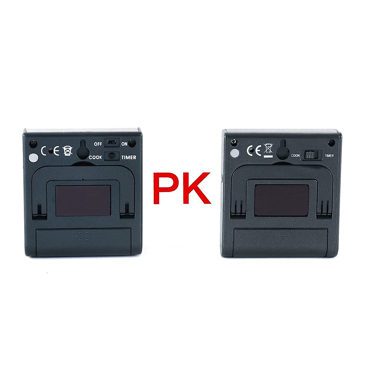 UINSTONE Digital Cooking Kitchen Food Meat Thermometer for BBQ Oven Smoker Built-in Clock Timer with Stainless Steel Probe