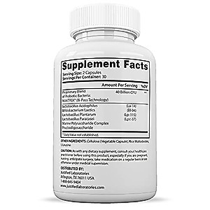 (2 Pack) Clear Nails Plus Max Pills 40 Billion CFU Probiotic Supports Strong Healthy Hair Skin Nails 120 Capsules