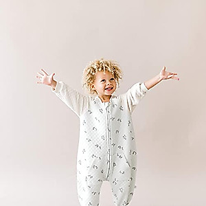 Tealbee DREAMSIE Toddler Wearable Blanket with Sleeves | Baby Sleep Bag Sack with Feet for Walkers and Walking Baby. TOG 0.8 Toddler Sleep Suit to Keep Warm (12M-2T)