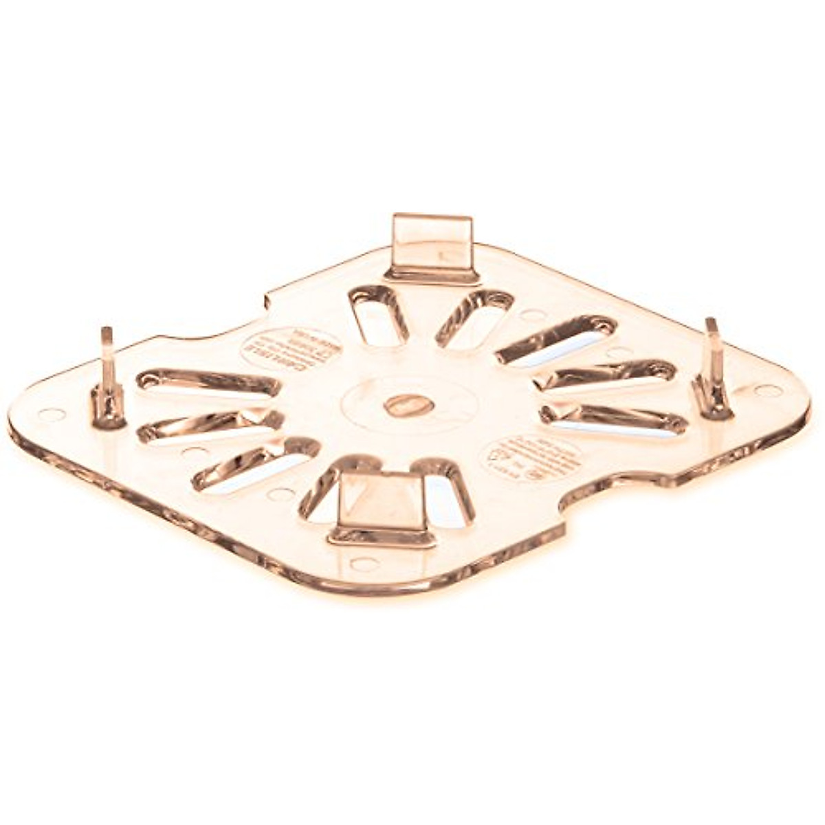 Carlisle FoodService Products 3089613 StorPlus High Heat Drain Shelf, Sixth Size, Amber