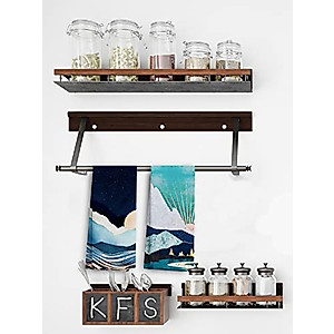 TUNW Abstract Boho Sunrise Winter Mountain and Midnight Ocean Soft and Absorbent Kitchen Towels,Bohemia Hand Towels Dish Towels Beach Towels 16″×24″Set of 2,Gifts for Boho Lovers Women Girls