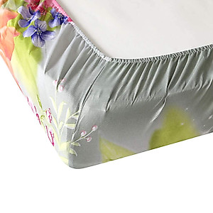 Dolce Mela DM721Q Queen Size Duvet Cover Set, Multi-Color