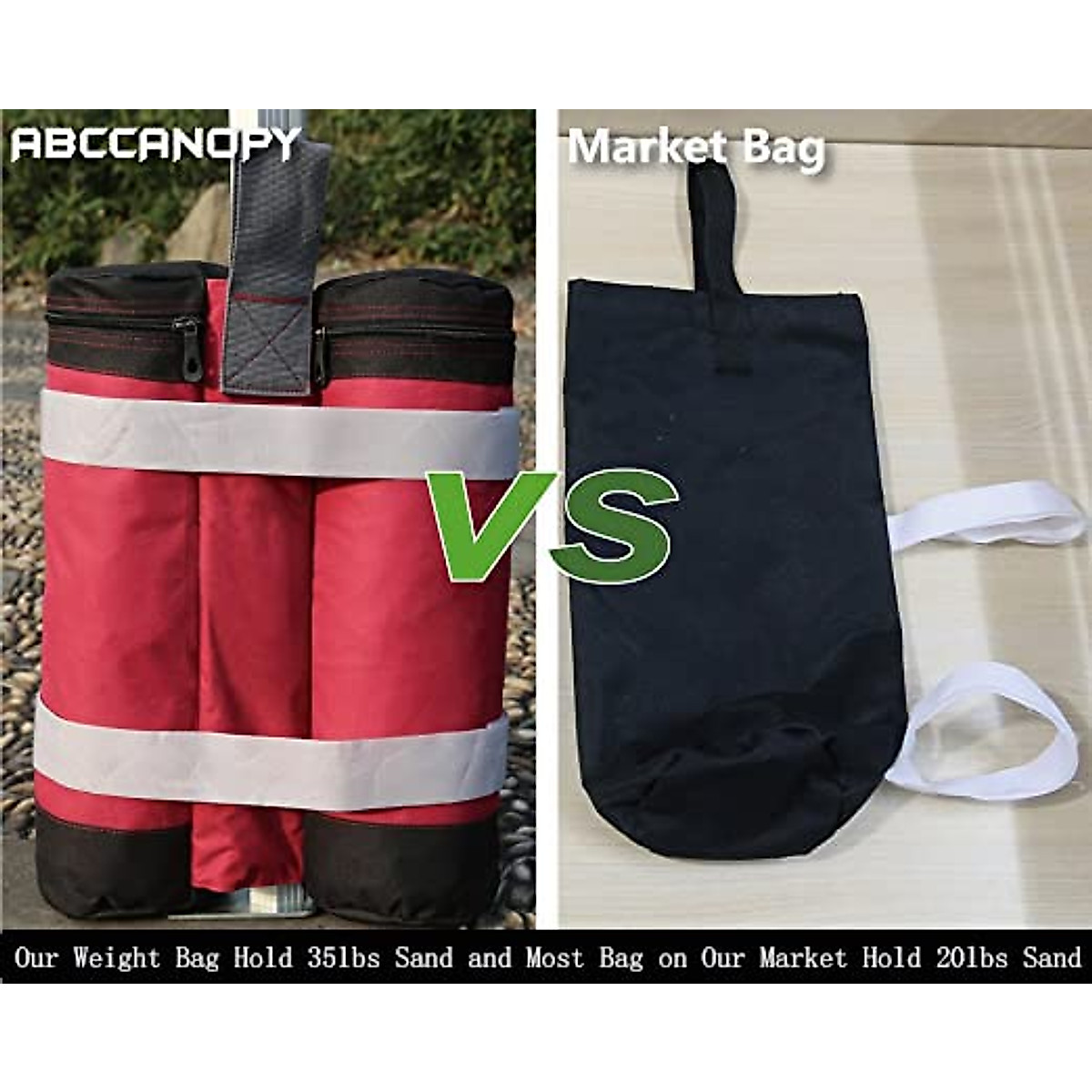 ABCCANOPY Canopy Sandbags for Instant Shelters, 140lb