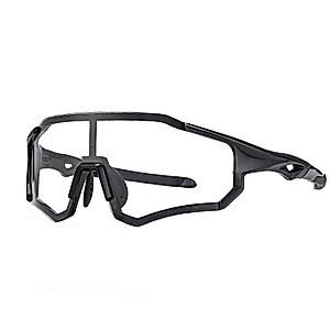 ROCKBROS Photochromic Sunglasses for Men Women Sports Cycling Glasses UV Protection Windproof Bike Glasses for Running