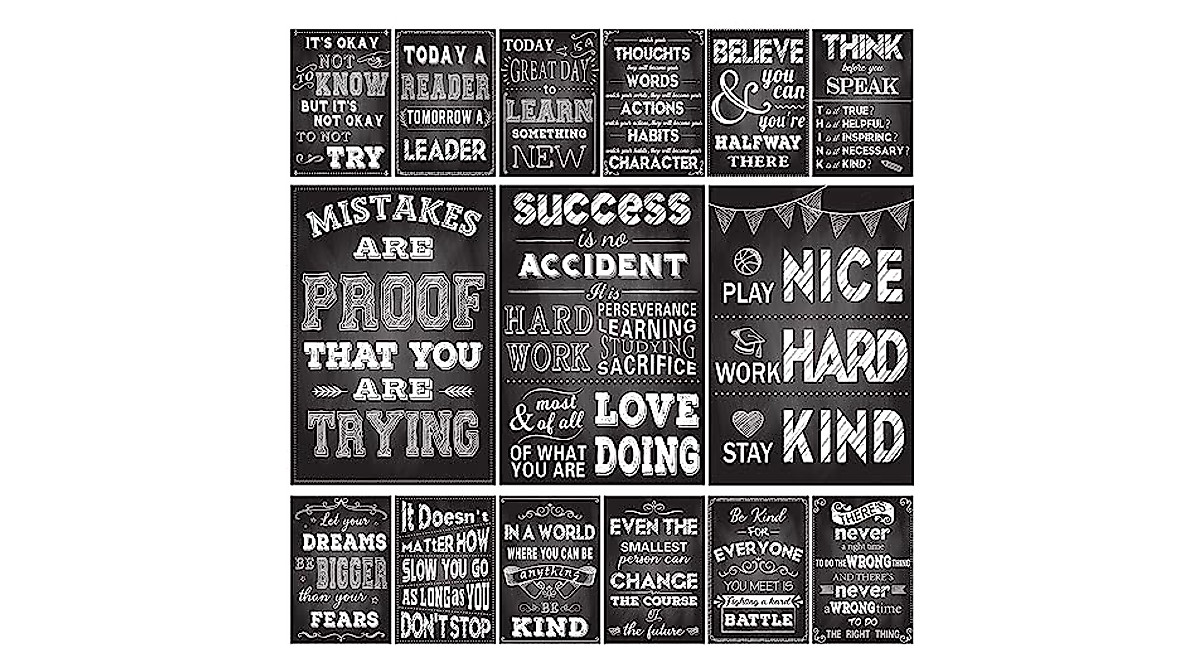 Inspire Students with 20 Motivational Classroom Posters