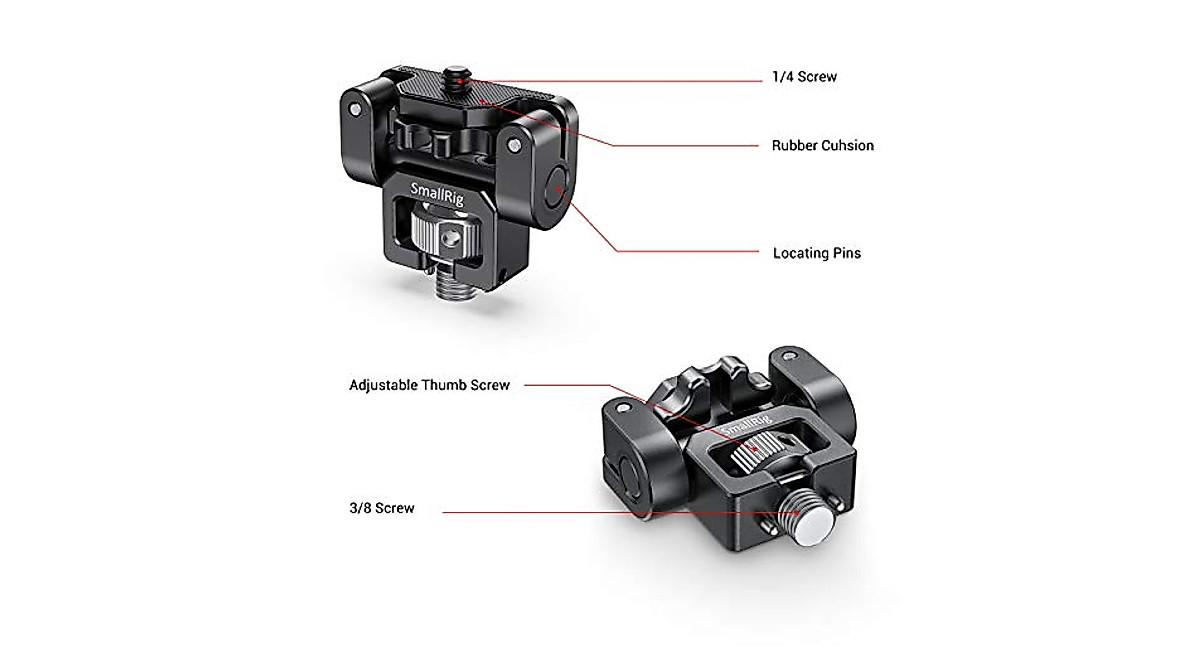 SMALLRIG Monitor Mount: ARRI Standard EVF Holder & Support