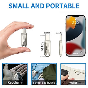 Fanxiang USB 256GB Flash Drive 3.1, Read Speed up to 250MB/S, USB Thumb Drive Portable Small High-Speed Storage Memory Stick, Suitable for PC/Tablet/Mac/Laptop(Silver)
