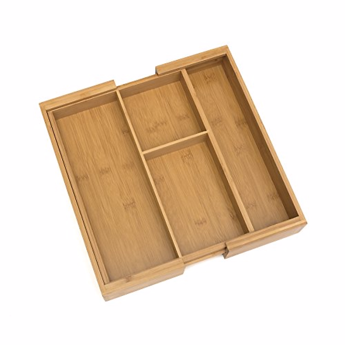 Lipper International 8893 Bamboo Wood Expandable to 17" Gadget Tray and Drawer Organizer