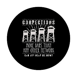 Correctional Officer Women Men Corrections Officer Apparel PopSockets Swappable PopGrip