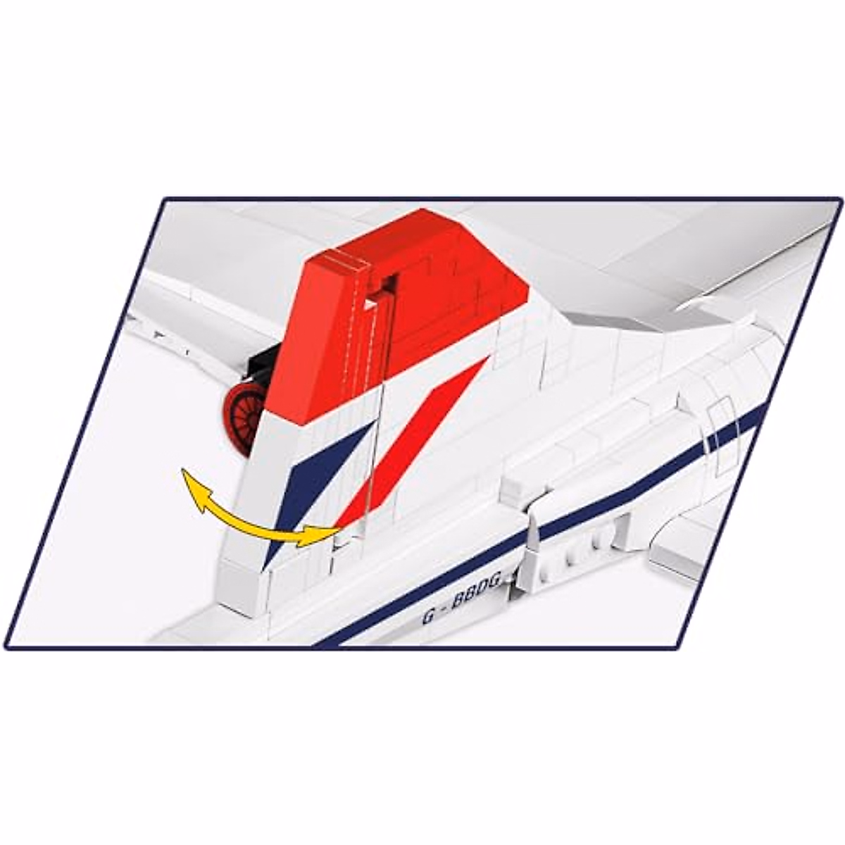 COBI Historical Collection Brooklands Museum G-BBDG Concorde Turbojet Plane