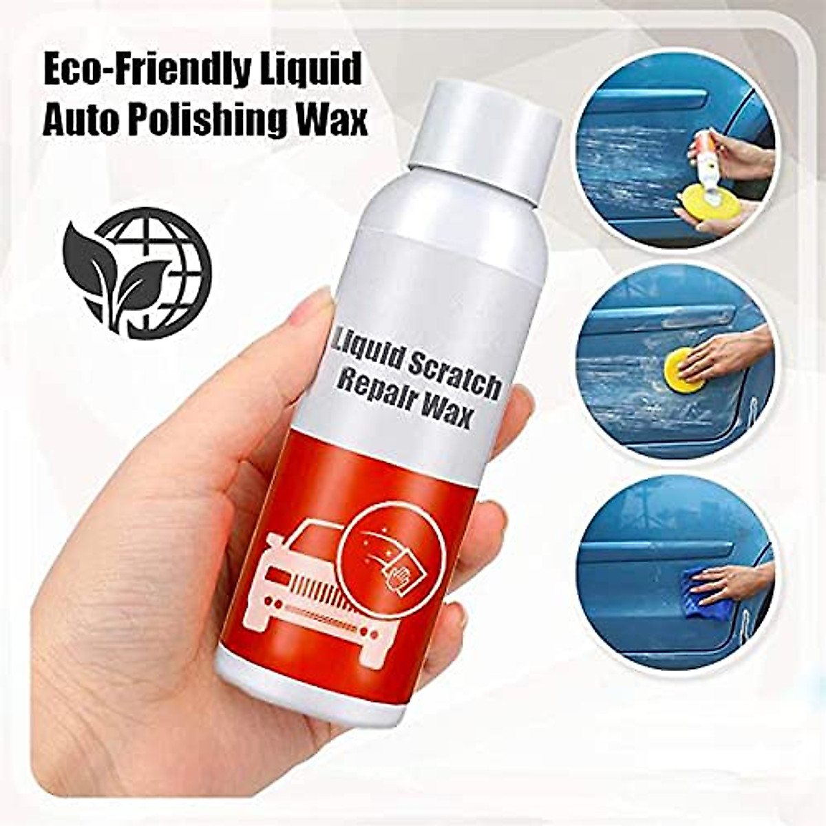 Autodoc Liquid Scratch Repair Wax,Liquid Car Polishing Agent,Anti-Scratch Hydrophobic Polish Nano Coating Agent,Car Surface Scratch Remover for Car nterior, All Surfaces (30ml)