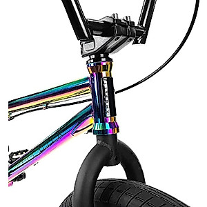 Elite BMX Bicycle 18", 20" & 26" Model Freestyle Bike - 3 Piece Crank (Oil Slick, 20")