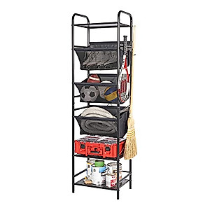 neatfreak 6-Tier Vertical Storage Organizer For Pantry, Shed & Garage Free Standing Garage Organization and Storage System - Heavy Duty Storage Bin Shelf