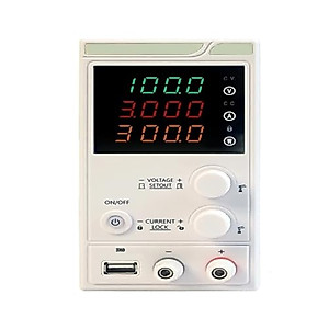 Adjustable DC Power Supply 100V 3A Workbench Power Supply Regulator Switch 220V/110V(TDP-605MF,220V)