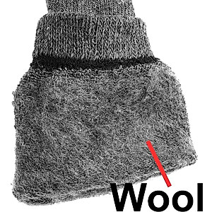 Chefy 6-12 Pack Men's Winter Thermal Socks Ultra Warm Best For Cold Weather Out Door Activities (6 pack)