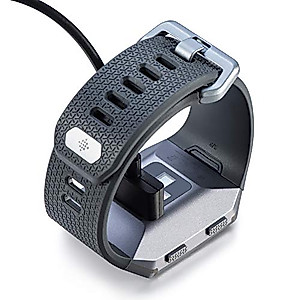 Kissmart Charger for Fitbit Ionic, Replacement USB Charging Cable Cord for Fitbit Ionic [2-Pack, 3.3ft]