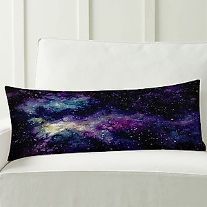 AIRMARK Galaxy-8 Body Pillowcase, 20"x54", Polyester, Soft Velvet Fabric, Breathable, Machine Washable