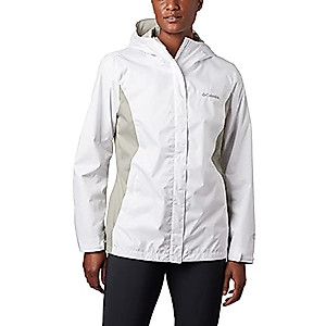 Columbia Women's Arcadia II Jacket, White/Flint Grey, 3X Plus