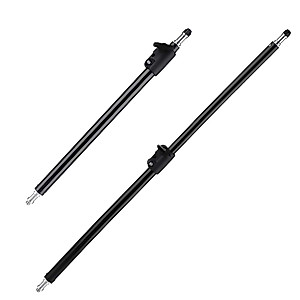 Photography Distance Rod, Back Light Stand Adjustable Pole with Standard Screw (1/4'' 3/8'') 45CM74CM Extension Rod Stick Pole for Light Microphone Arm Stand