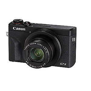 Canon PowerShot Digital Camera [G7 X Mark III] with Wi-Fi & NFC, LCD Screen and 4K Video - Black (Renewed)