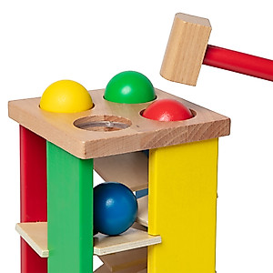 Melissa & Doug Pound and Roll Tower | Developmental Toy | Motor Skills | Problem Solving | 2+ | Gift for Boy or Girl