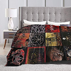 Vollior Flannel Fleece Blankets Super Soft Warm Cozy Lightweight Easy Care All Season Premium Bed Blanket Available in Three Sizes 50" X 40"