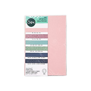 Sizzix Surfacez Opulent Cardstock Pack 8" x 11 1/2" Muted 60Sh | 665697 |Chapter 2 2022, Multicolor