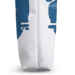 Funny Alien Cowboy Lasso Rope Earth Outerspace Galaxy Boys Tote Bag