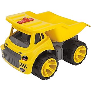 Smoby: Big Power Worker Maxi Truck, Ride on, Load Capacity up to 55 Pounds, Tires are Made of Soft Material, Box Tilts for Easy Unload, For Ages 3 and up