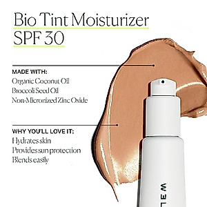 Well People Bio Tint SPF 30 Tinted Moisturizer, Skin-perfecting Moisturizer, Smoothes Imperfections & Moisturizes Skin, Vegan & Cruelty-free, 7N