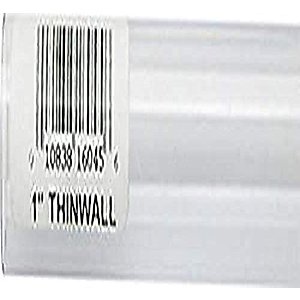 Lee's Pet Products ALE16045 Rigid Tubing for Aquarium Pumps, 1-Inch by 3-Feet