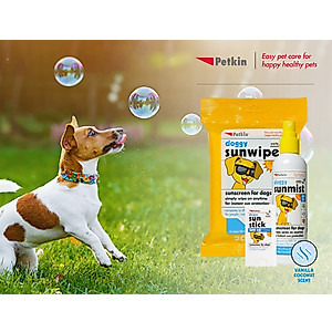 Petkin Dog Sunscreen Sunstick, 2 Pack – Sunscreen for Dogs and Puppies, SPF 15 – Simply Rub on Anytime for Instant Sun Protection – Vanilla Coconut Scent, .5 oz Net Weight – Ideal for Travel