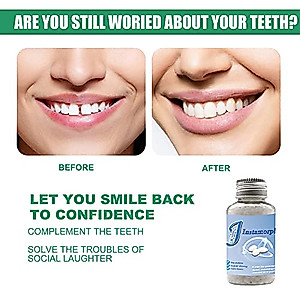TUNKENCE FalseTeeth Kit Glue Tooth and Solid Gaps Teeth Denture Temporary Adhesive Home Textile Storage Moving Organizer