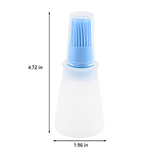 Silicone Oil bottle brush，BBQ/Pastry Basting Brushes,Silicone Cooking Grill Barbecue Baking Pastry Oil/Honey/Sauce Bottle Brush (4 PCS,Multicolor)