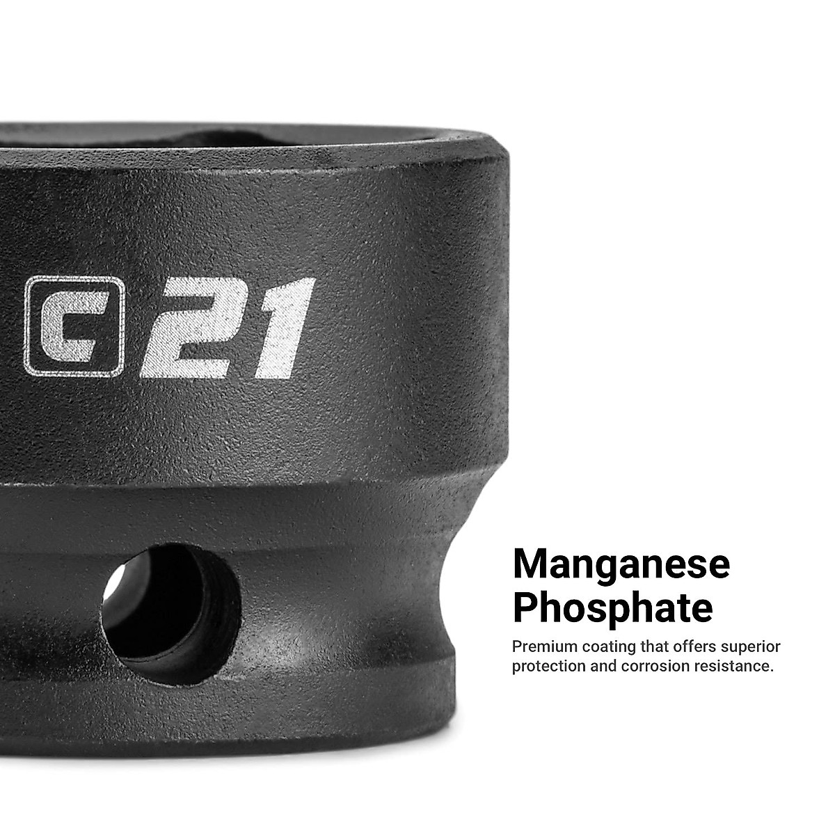 Capri Tools Stubby Impact Socket Set (3/8" Drive/Metric Set)