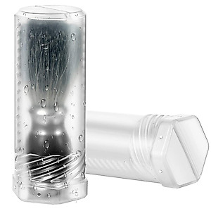 Grutti 2-Pack Shaving Brush Case Fit for Your Shaving Brush Easy to Store with 10 Airflow/Evaporation Holes (Brush not Included)