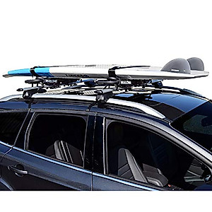 Malone Foldaway-5™ Multi-Rack Folding 1 or 2 Kayak, SUP, Canoe Carrier, Black (MPG125)