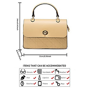 VASETA Handbag Satchel Shoulder Bag Totebag Designer Tote Retro Ladies PU Leather Casual Designer Tote Retro Ladies PU Leather Casual Work Tote