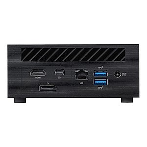 ASUS PN63-S1 Mini PC System with Intel Core i7-11370H, 16GB DDR4, M.2 PCIE 512GB SSD, WiFi 6, Bluetooth, USB-C, Windows 11 Pro, Black