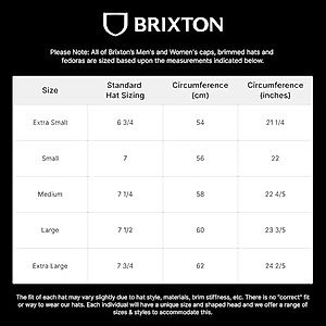 Brixton Field Proper Hat, Black