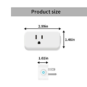 New One Z-Wave Plug, 500 Series Smart Plug, Z-Wave Hub Required, Compatible with SmartThings, Wink, Alexa, Google Assistant