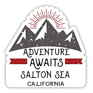 Salton Sea California Souvenir 4-Inch Fridge Magnet Adventure Awaits Design