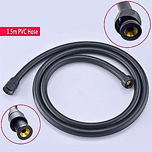 SYLKWOR Bathroom Taps, Bathroom Bath Matt Shower Faucet Brass Diverter Mixer Tap Set Hand Held Shower Head Wall-Mounted Shower System/10Inch