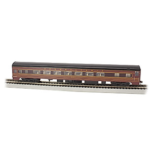 Bachmann Trains - 85' Smooth-Side Coach Car with Lighted Interior - PRR #4251 - Fleet of Modernism - HO Scale, 14212, Silver